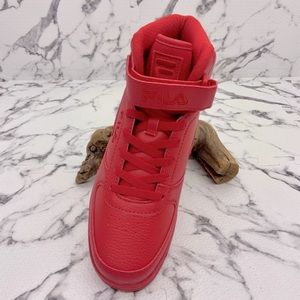 Fila | Shoes | Mens Fila Ahigh Red Sneakers | Poshmark